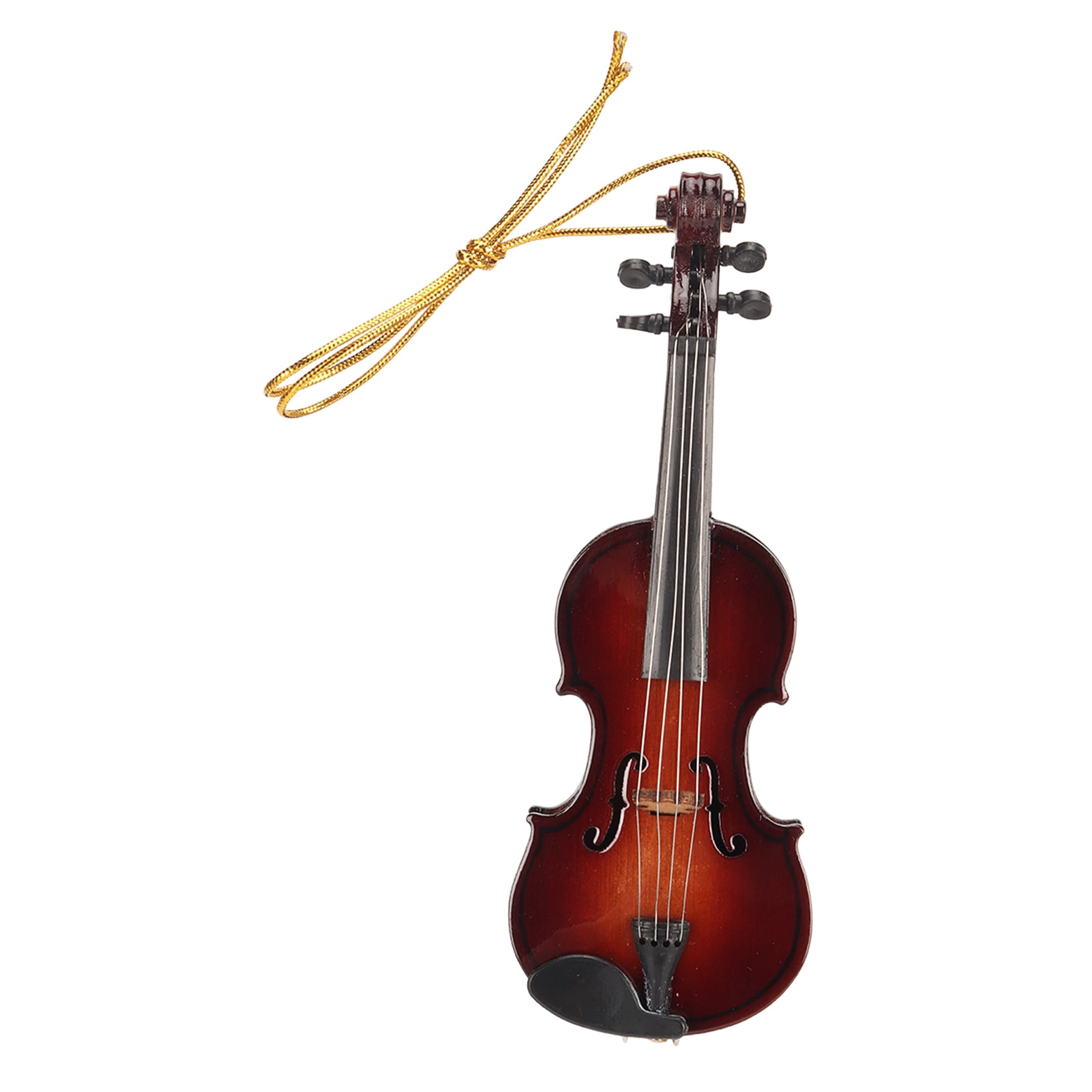 Miniature Violin Hanging Ornament Resin Environmental Beautiful ...