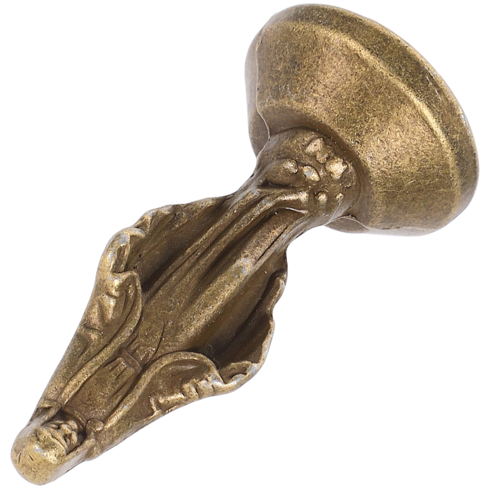 Miniature Virgin Mary Statue Brass Nativity Decor Religious Sculpture ...