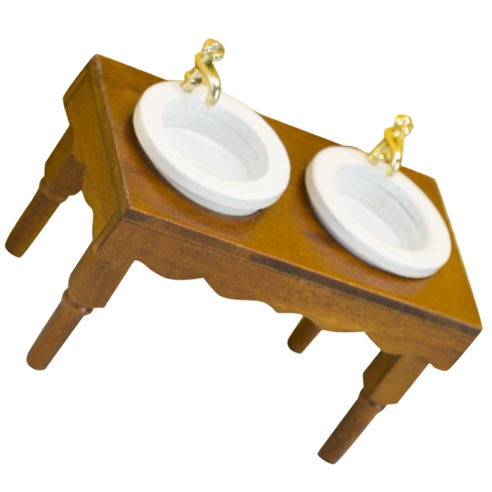Miniature Wash Sink Miniature Bathroom Table Doll House Bathroom Sink ...