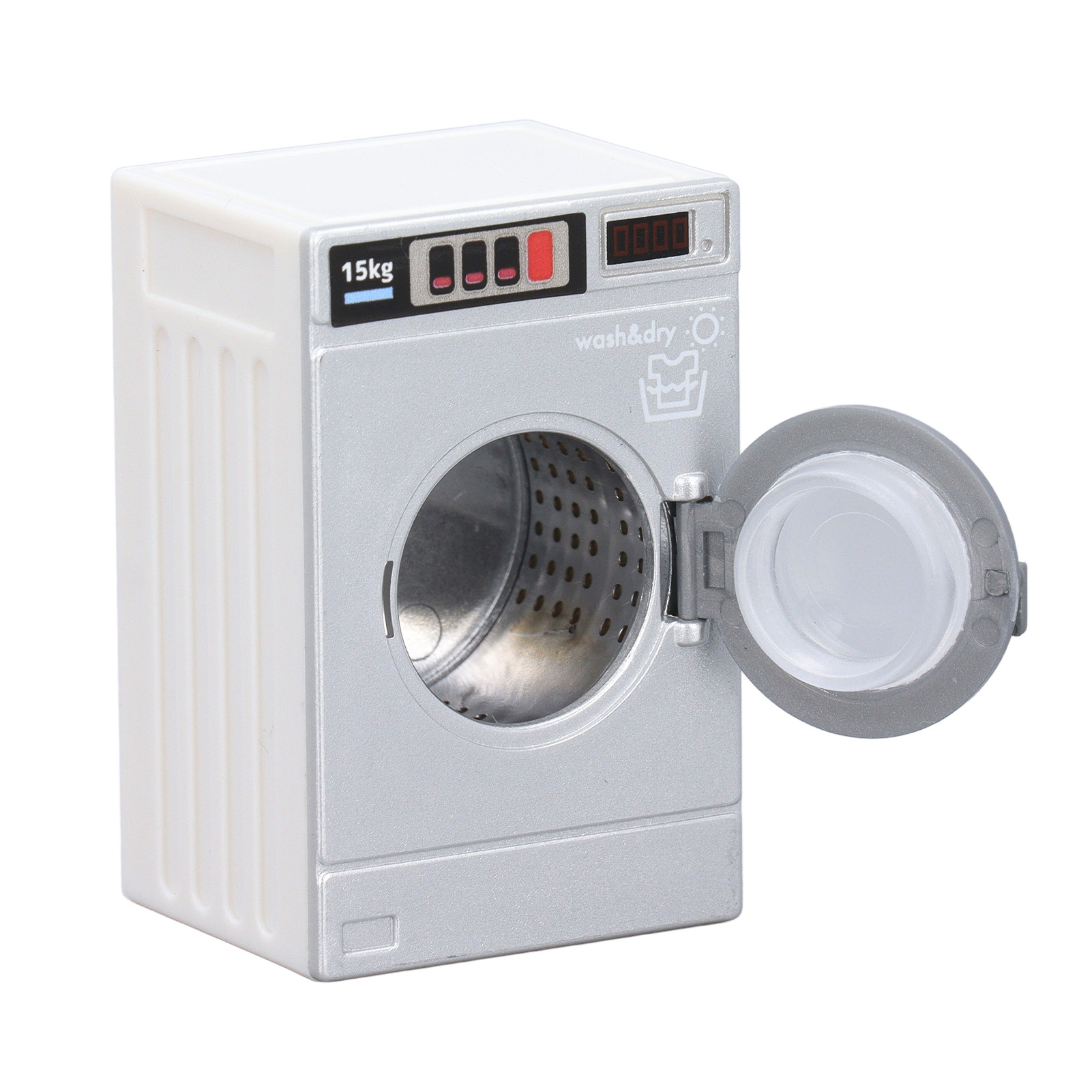 Miniature Washing Machine 1:12 Scale Miniature Washer Model for Doll ...