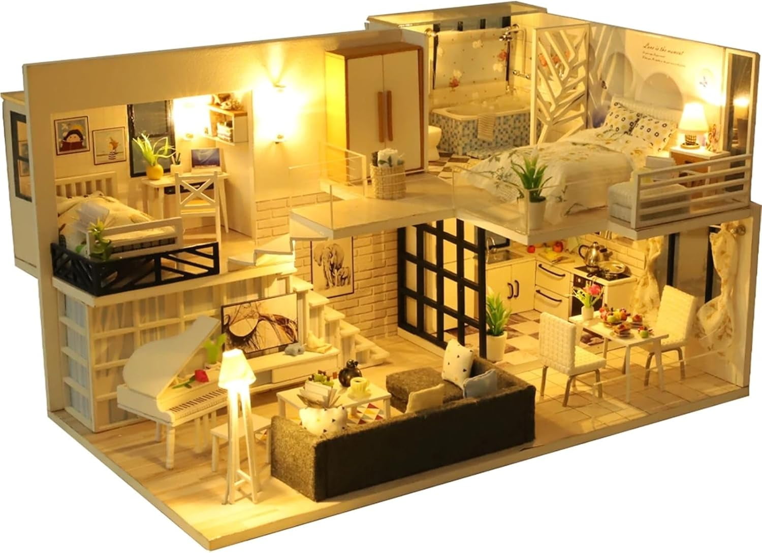 Miniature Wizardi Roombox Kit - Dollhouse Kit - Walmart.com
