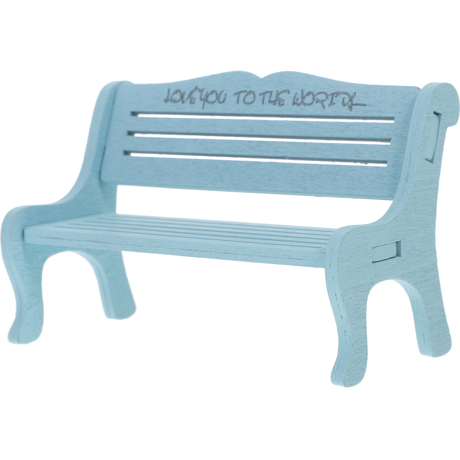 Miniature Wooden Bench Doll House Furniture Doll House Mini Wooden ...
