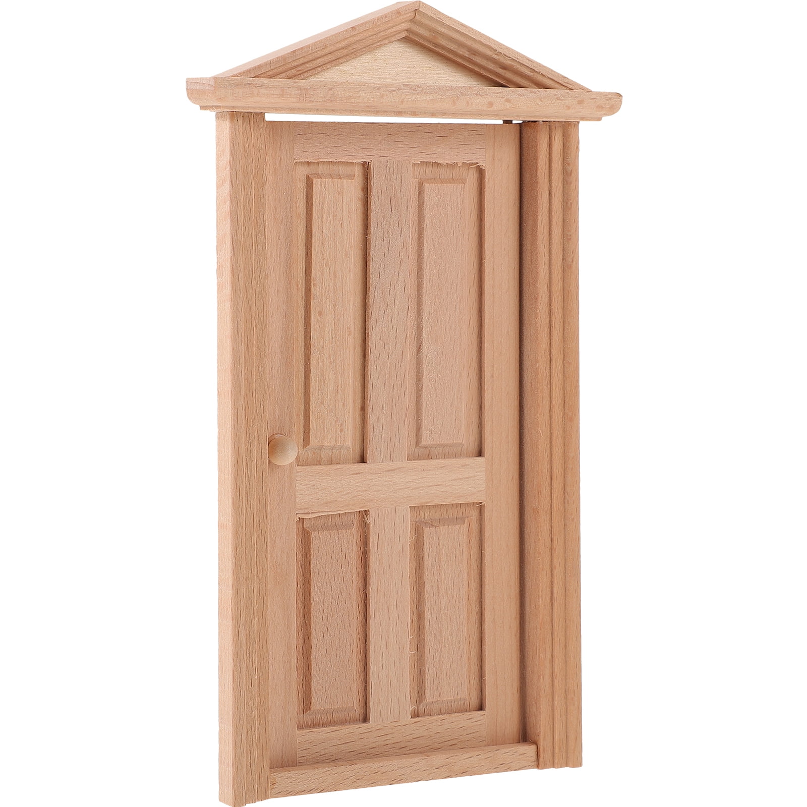 Raindrops Simulation Door Model Doll House Furniture Khaki Synthetic ...