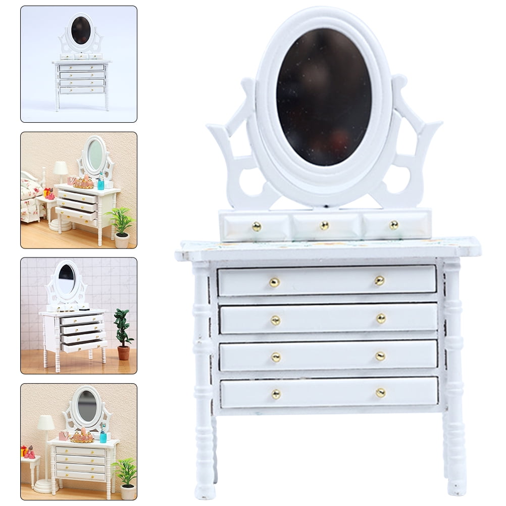 Miniature Wooden Dressing Table, Mini Dressing Table Model Wooden Mini ...