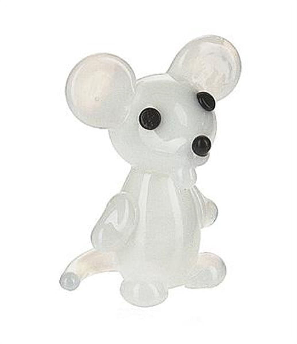 Miniature World Collection White Mouse Figure - By Ganz - Walmart.com