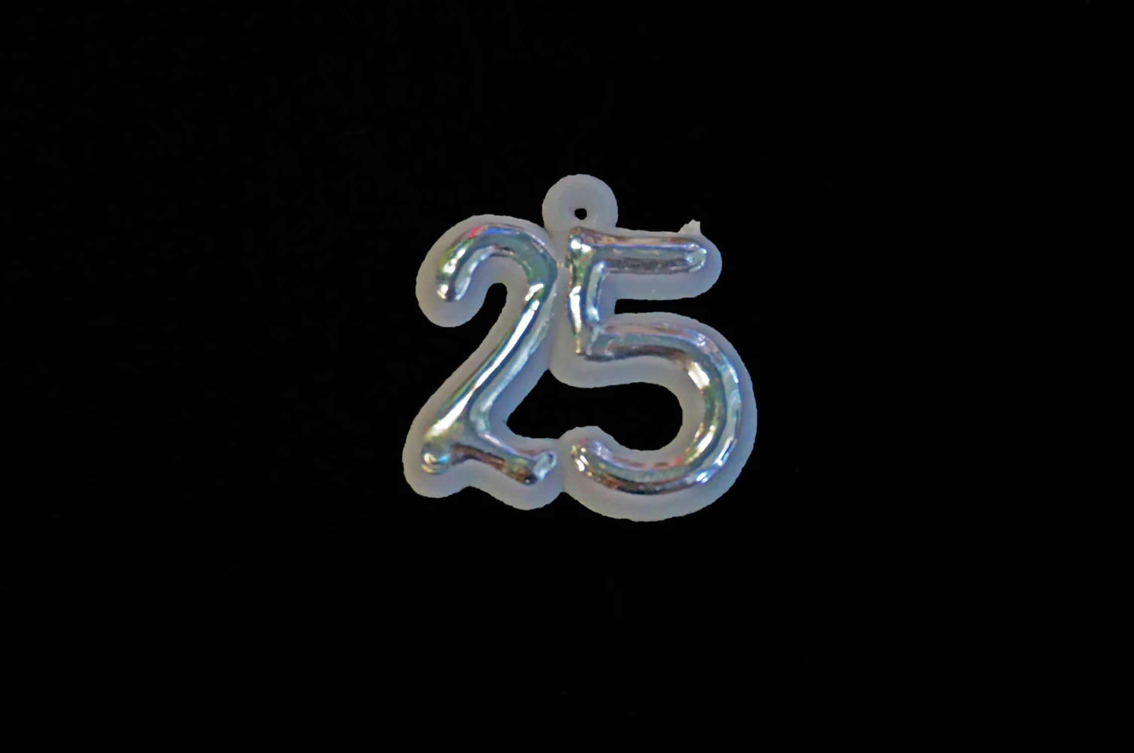 Miniature number 25 Sign Silver (144 pieces) - Walmart.com