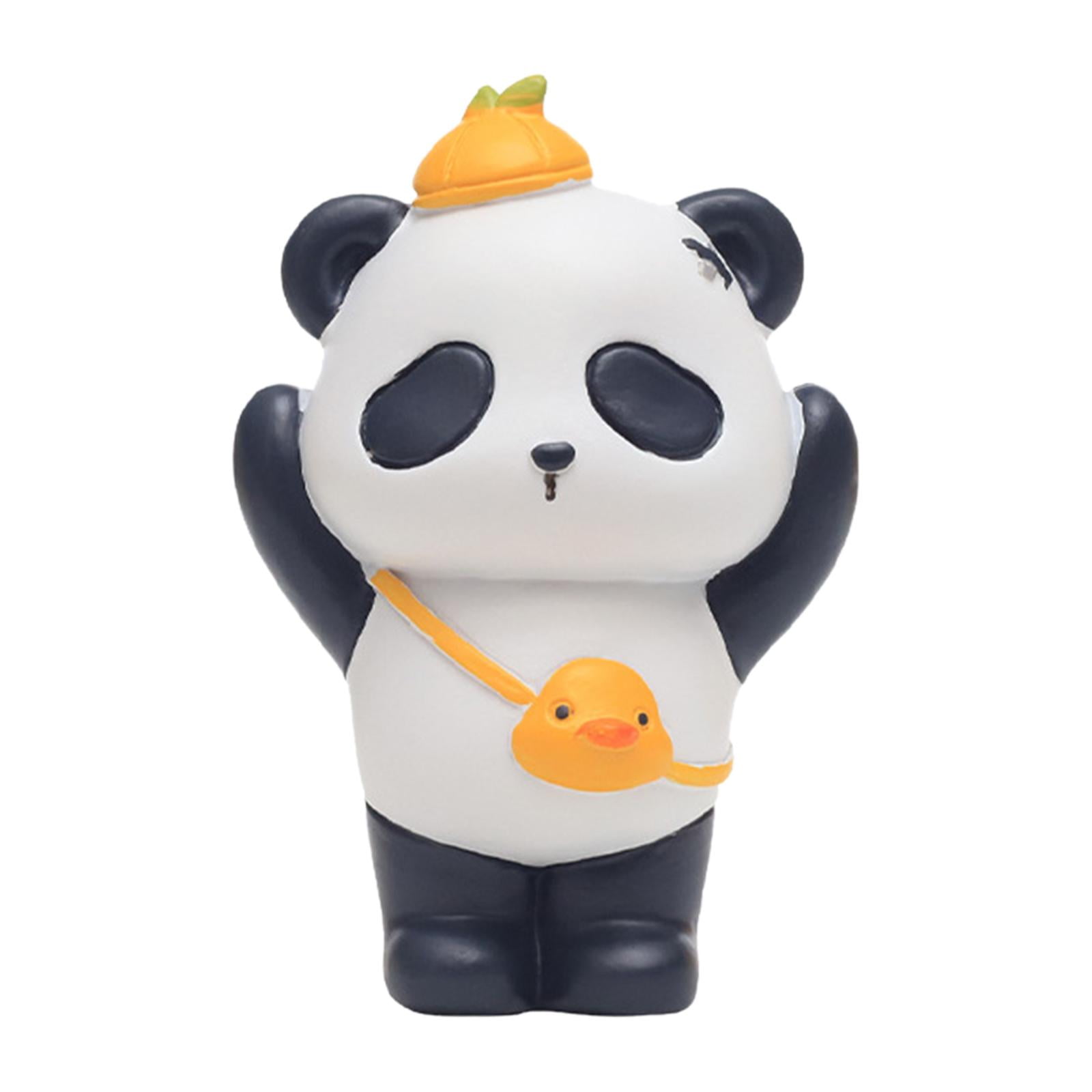 Miniatures Resin Panda Statue Art Figures Crafts Doll Statuette ...