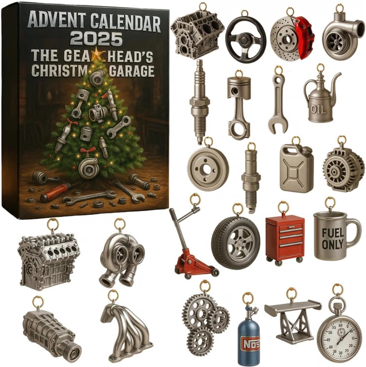 Minibee 2D Advent Calendar 2025: The Gearhead’s Christmas Garage, 24 ...