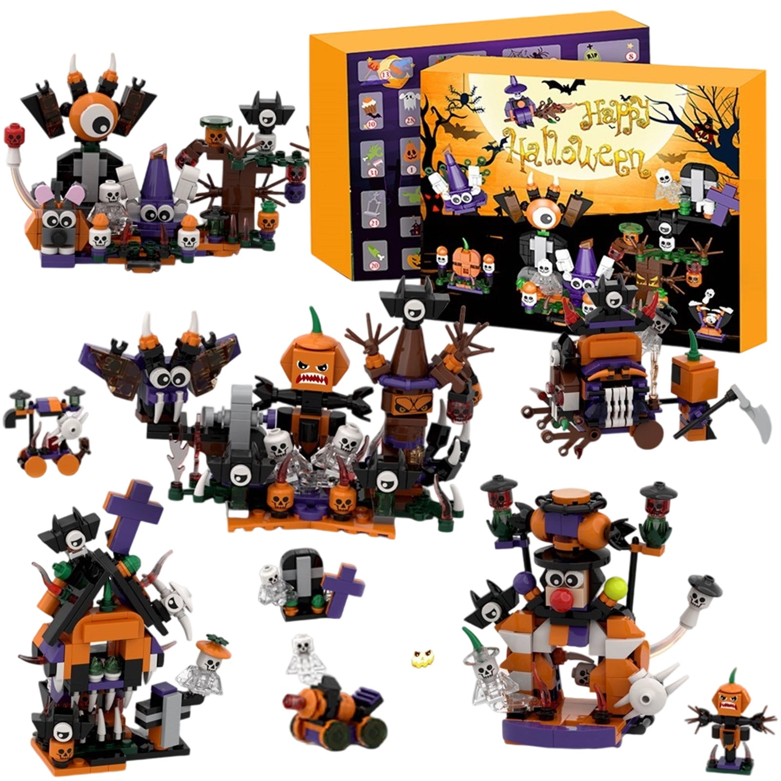 Minibee 31 Days Halloween Advent Calendar 2025 – Spooky Building Blocks ...