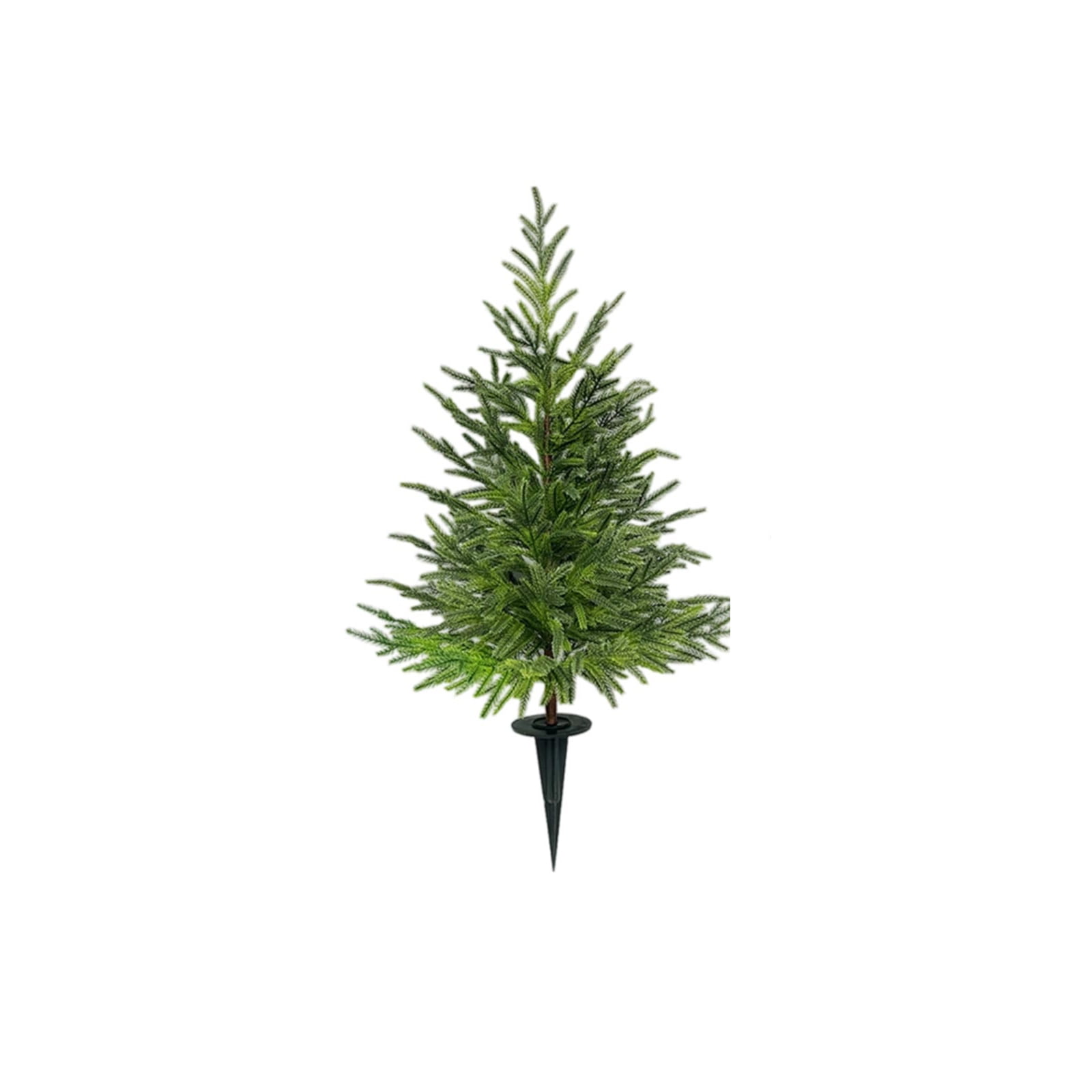 Minibee 4FT Topiary Faux Cedar Plants - UV Rated Fake Bushes, Lifelike ...