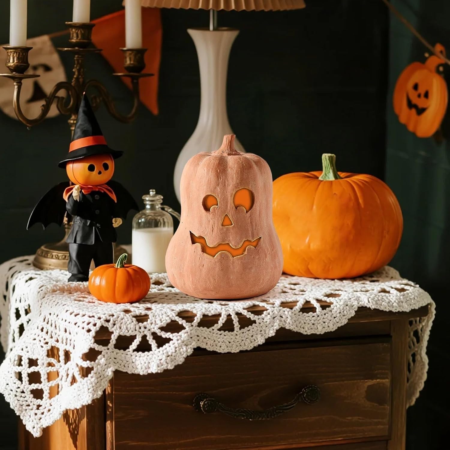 Minibee Fall Decorations for Home Halloween Decorations Terracotta Jack ...