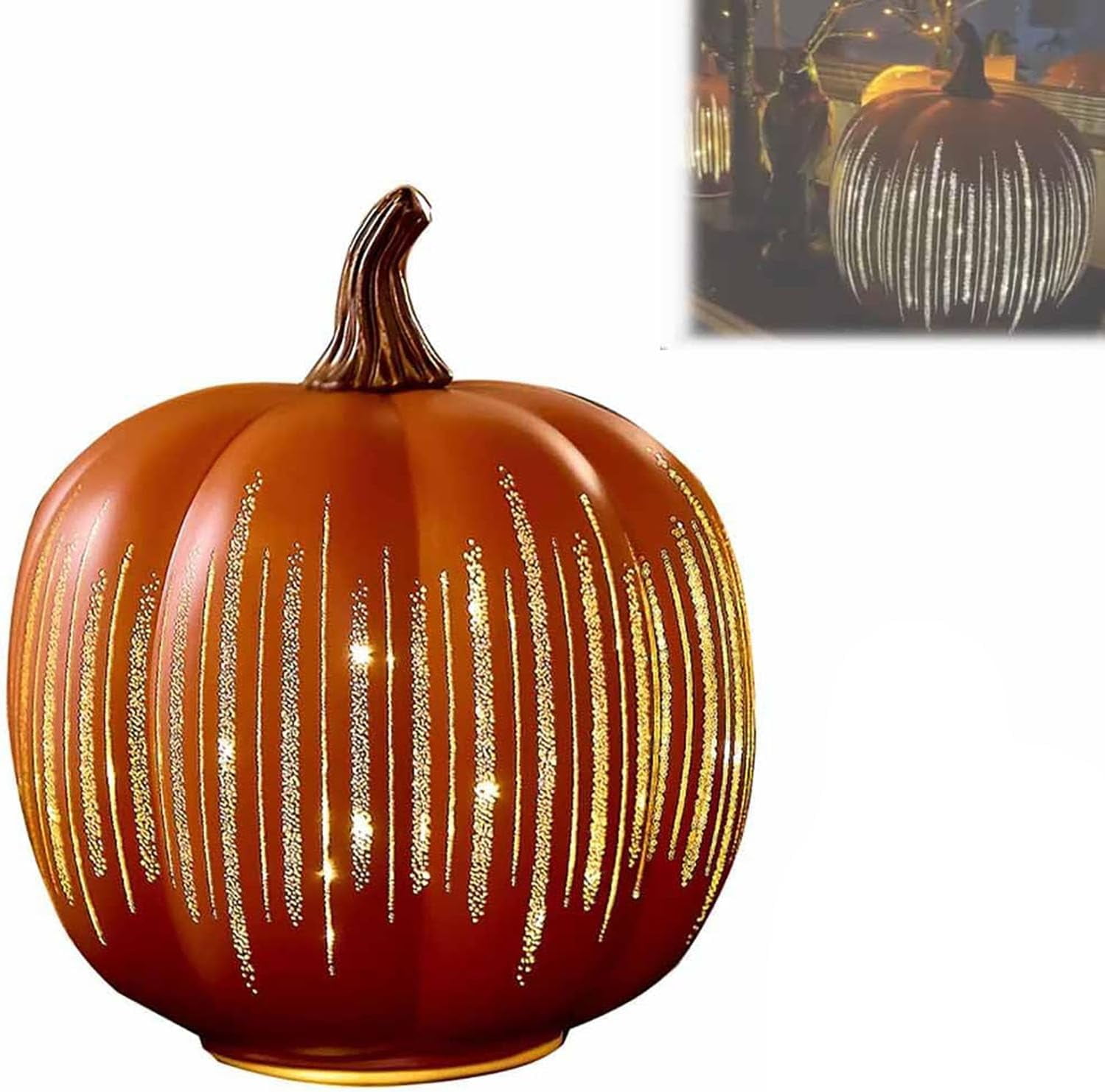 Minibee Starry Night Pumpkins - Halloween Decorations Unique Starry ...