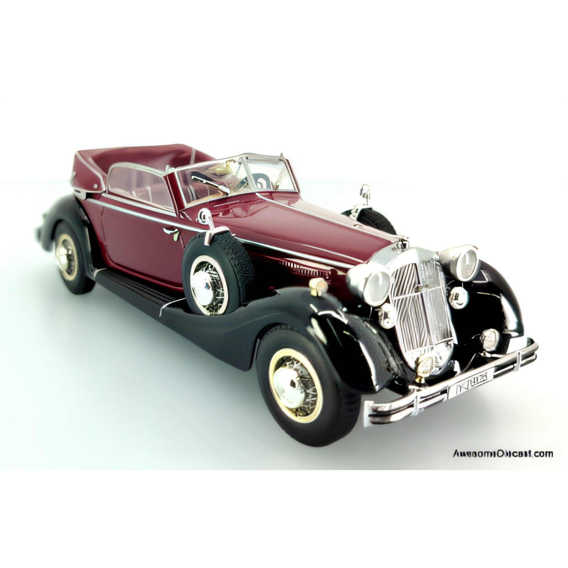 Minichamps 1:43 1938 Horch 853a Cabriolet, Red/black - Walmart.com