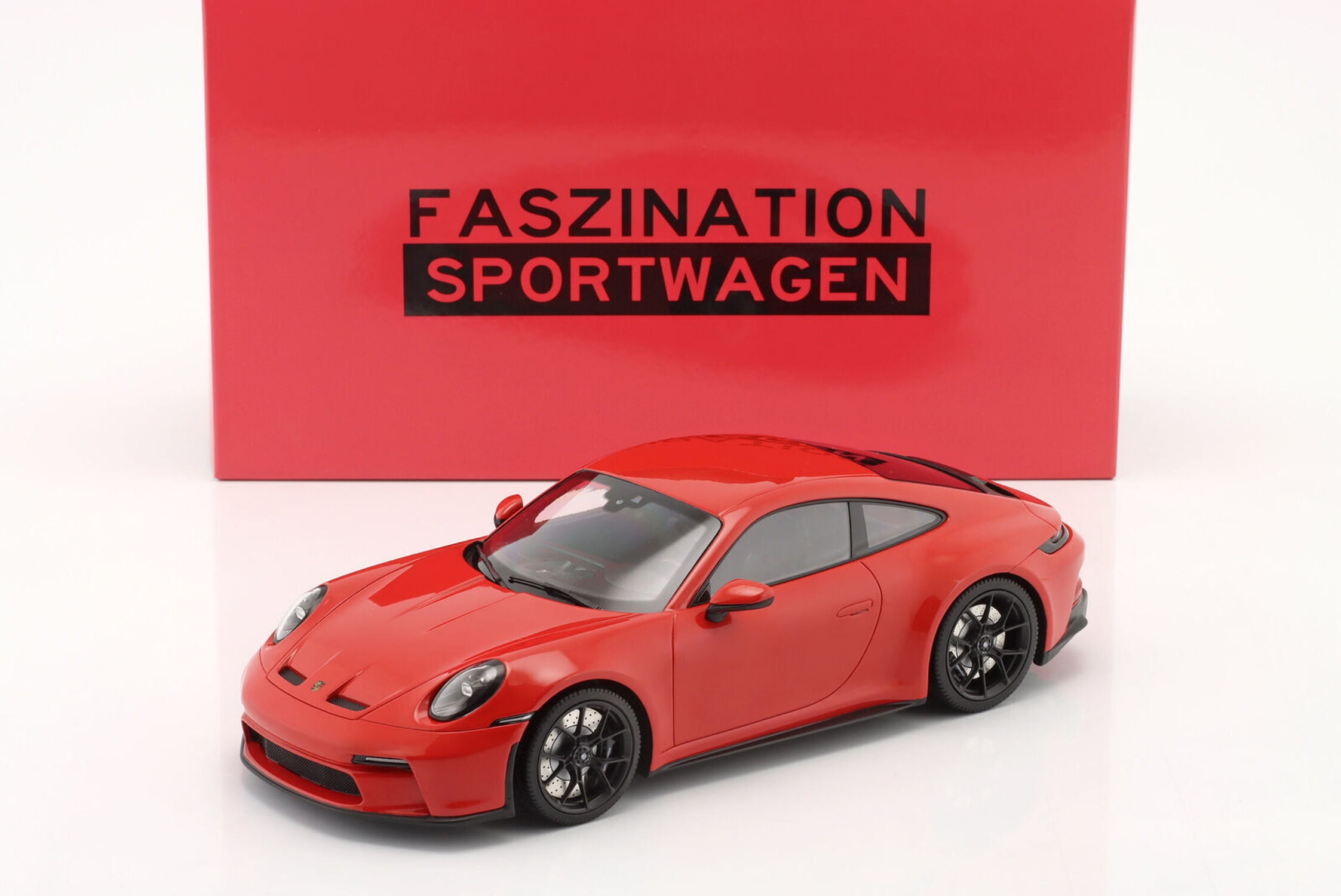 Minichamps 2022 Porsche 911 992 GT3 Touring Indian Red w/ Black Wheels ...