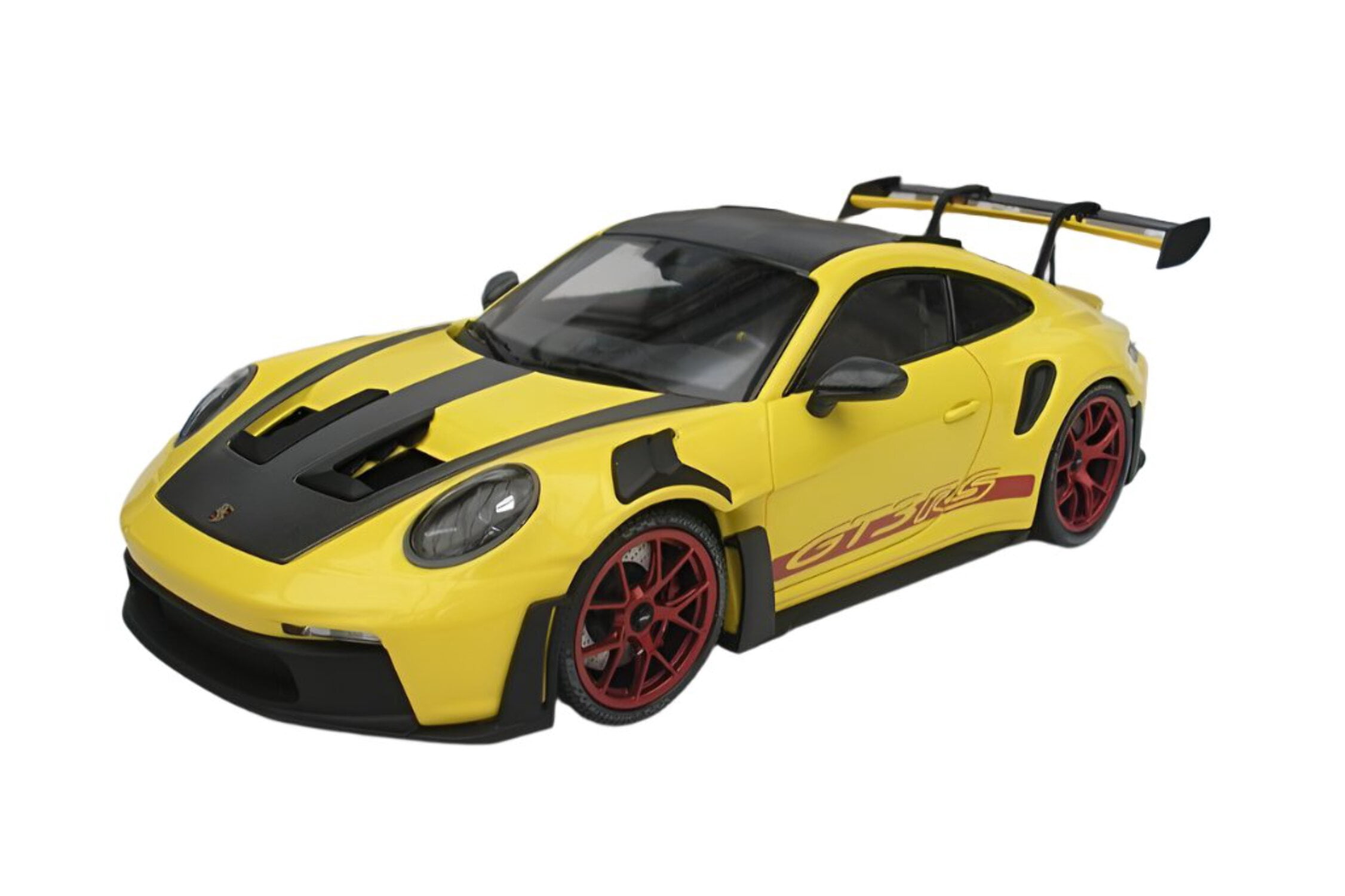 Minichamps 2023 Porsche 911 992 GT3 RS Yellow w/ Weissach Pkg, Pyro Red ...