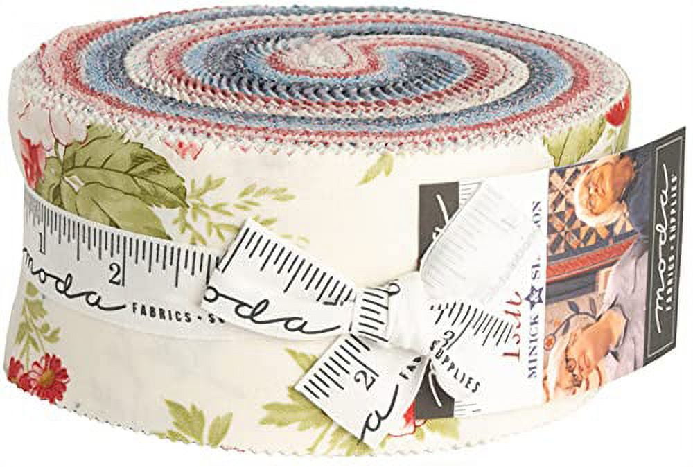 Minick and Simpson Isabella Jelly Roll 40 2.5-inch Strips Moda Fabrics ...