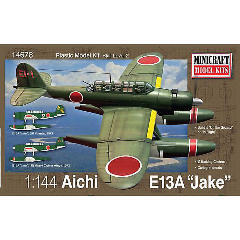 Minicraft Models Japanese Aichi E13A "Jake" New - Walmart.com