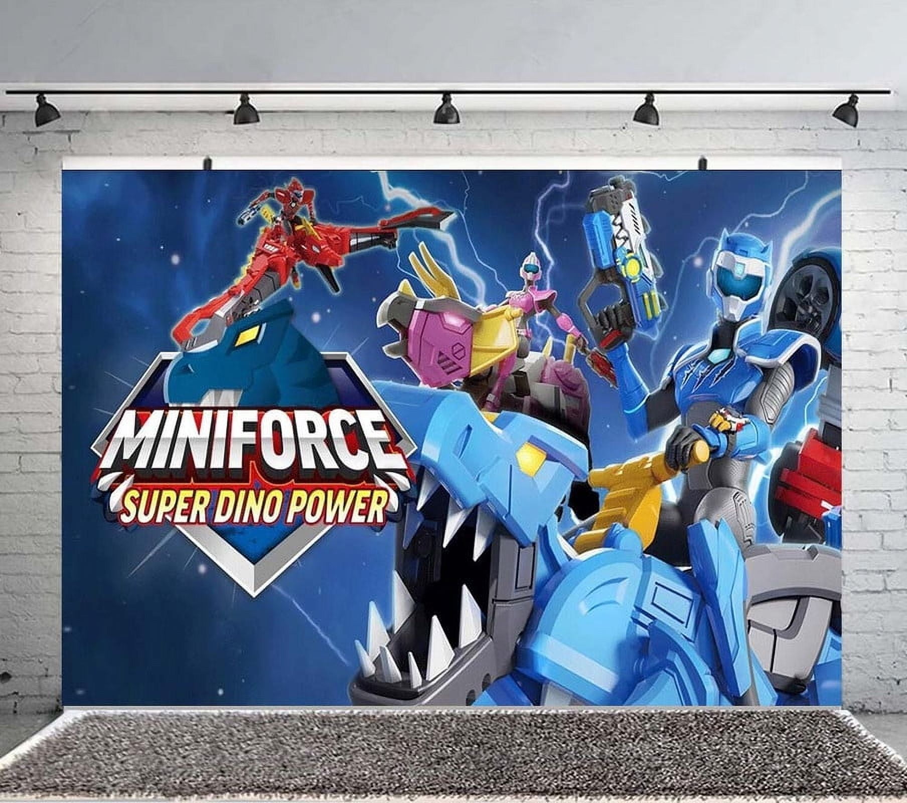 Miniforce Backdrop Banner Party Supplies Poster Movie Theme Background ...