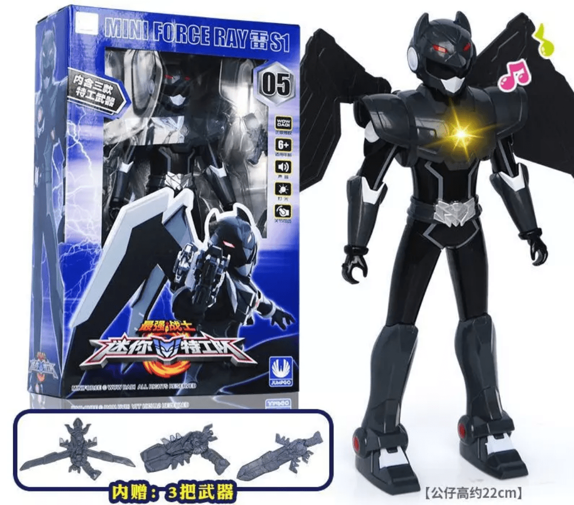 Miniforce Bolt, Voltage, Half Max Ranger | LED Lights Movable Figures ...