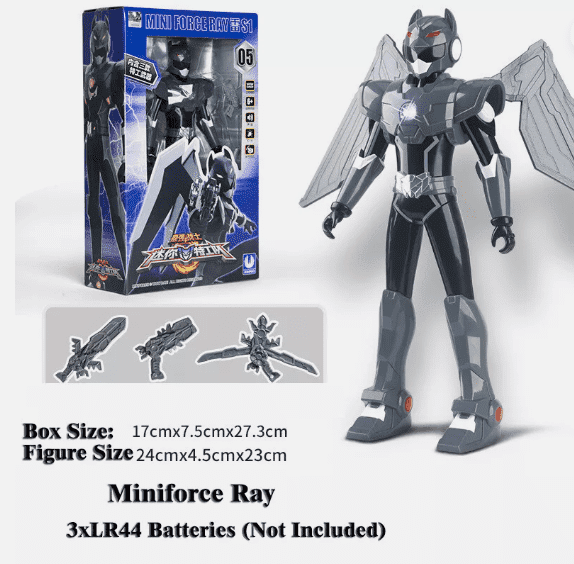 Miniforce Mini Force BOLT Volt SEMI Ranger Action Figure Led Light Toy ...