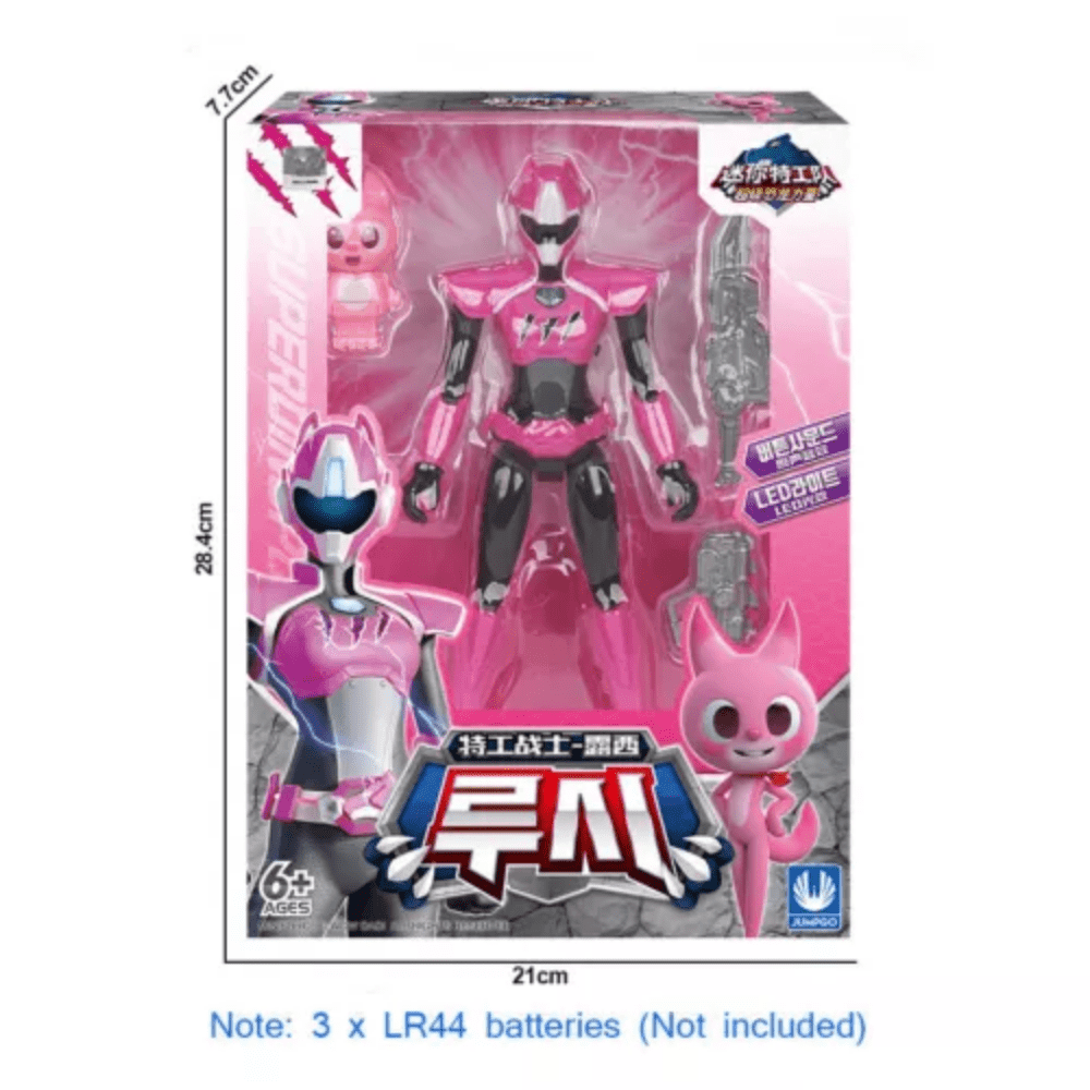 Miniforce Ranger Movable Figure Super Dinosaur Power LED Lights Sound ...