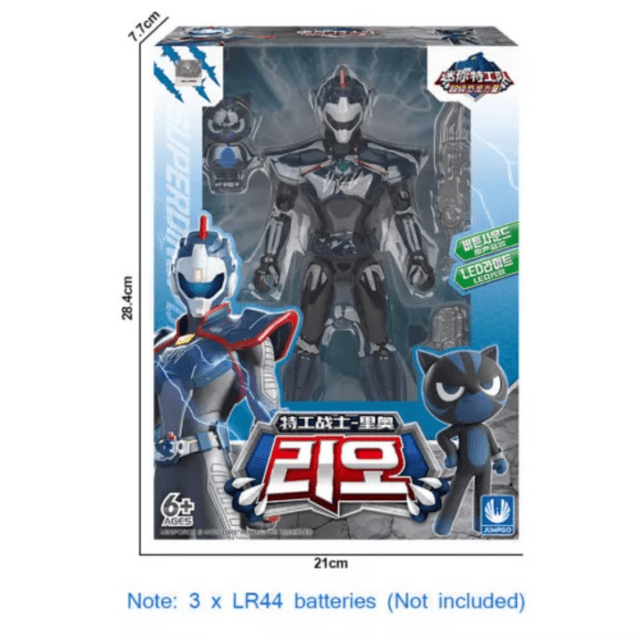 Miniforce Ranger Movable Figure Super Dinosaur Power LED Lights Sound ...