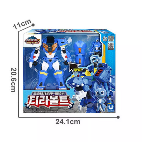 Miniforce Super Dino Power 2 Dinosaur Armorbot Transform T-Rex Robot ...