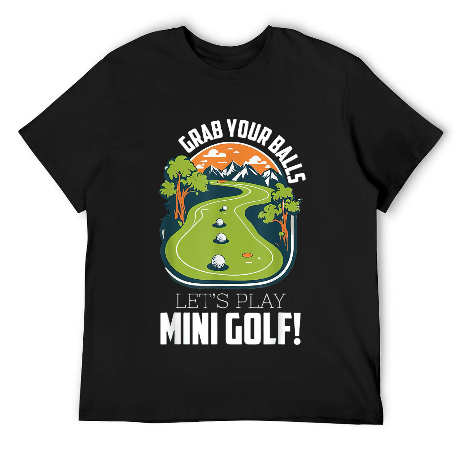Minigolf Golf course Mini Golf Costume Golf Champion T-Shirt - Walmart.com