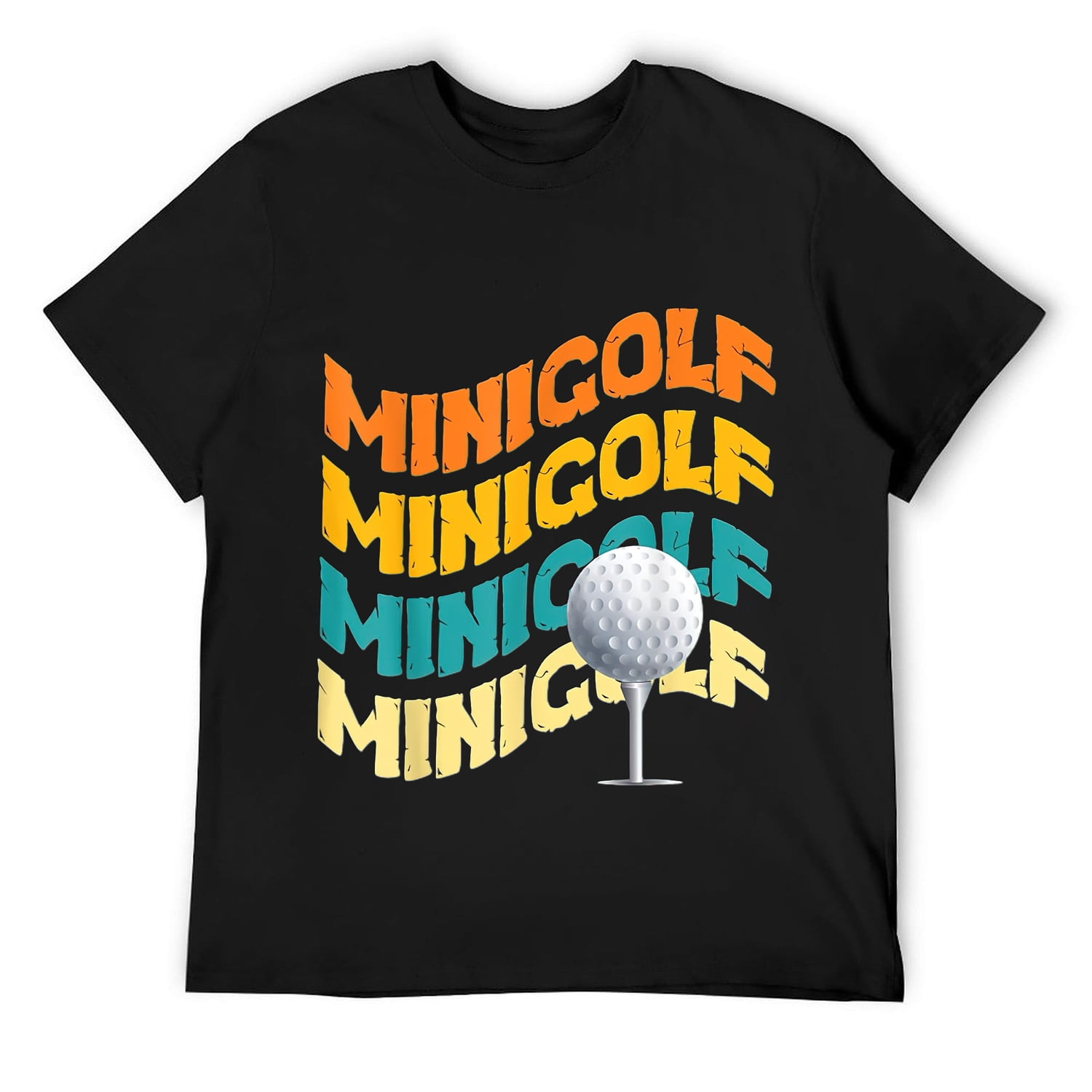 Minigolf Retro Golfing Costume Golf course T-Shirt - Walmart.com