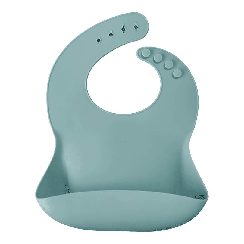 MinikOiOi BASICS - Bib - Aqua Green 100% Food Grade Silicone Award ...
