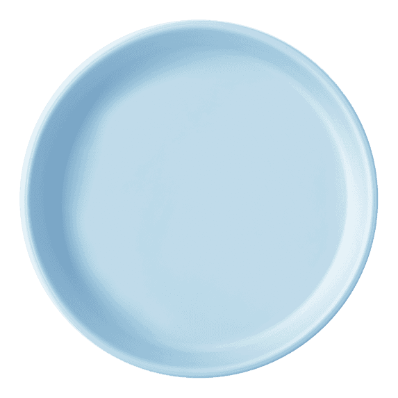 MinikOiOi BASICS - Plate - Mineral Blue 100% Food Grade Silicone Plates ...