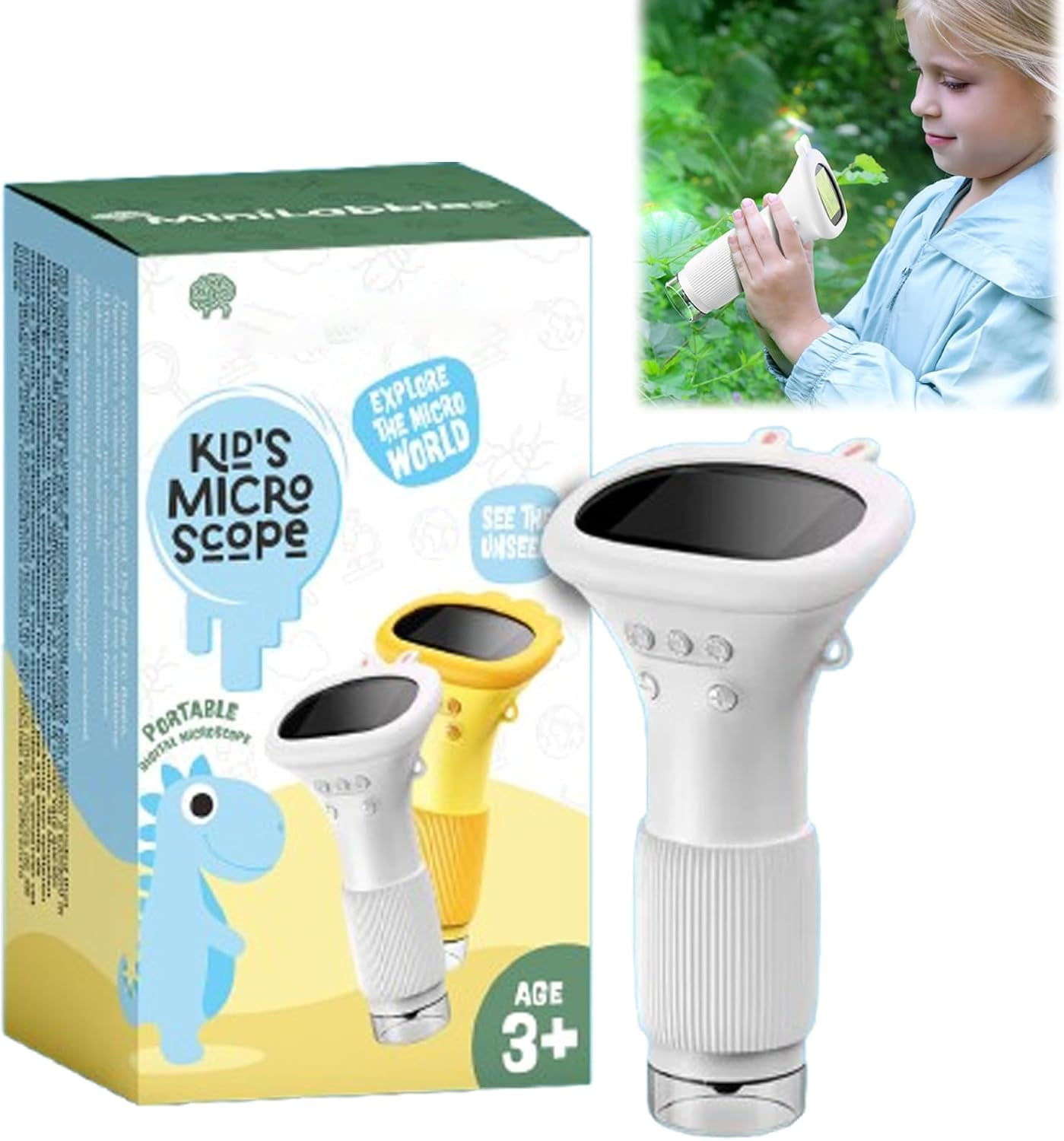 Minilabbies Microscope,Digiscope Pro - Advanced Digital Microscope,Mini ...