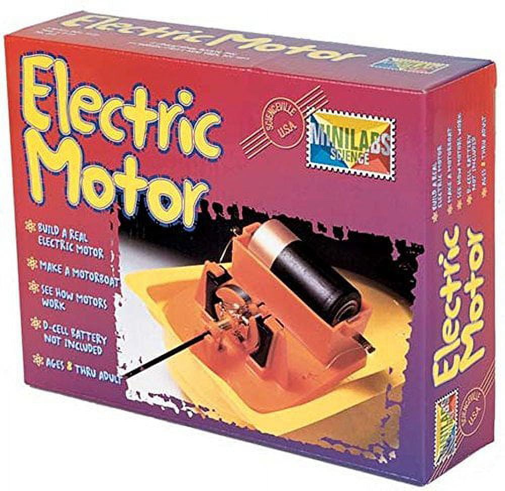 Minilabs Science Build A Real Electic Motor Science Kit - Walmart.com