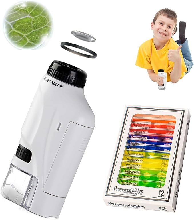 Minilabsters Miniscope Kids, Mini Labsters Portable Microscope ...