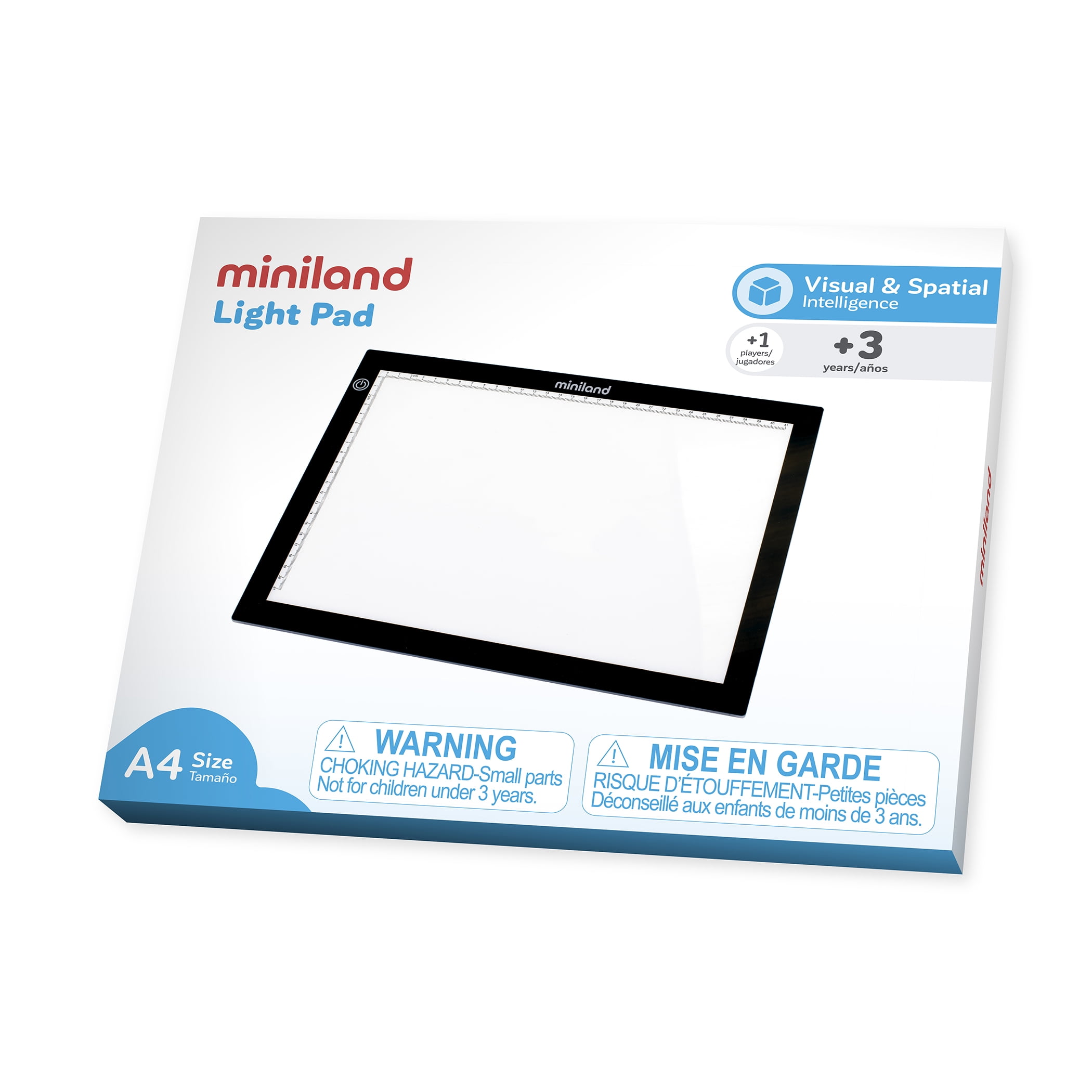 Miniland Educational Portable Light Pad 15'' (A4 Size) - Walmart.com