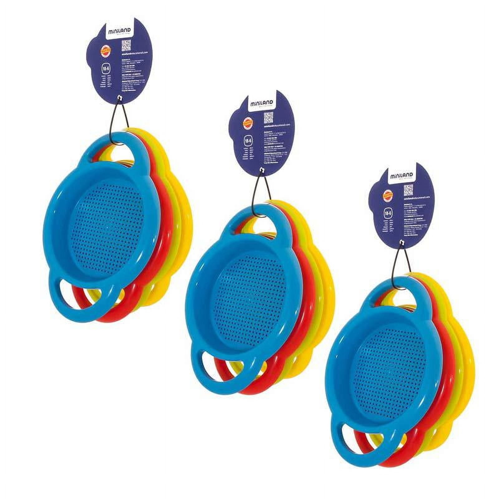 Miniland Educational Sieves, 4 Per Pack, 3 Packs - Walmart.com