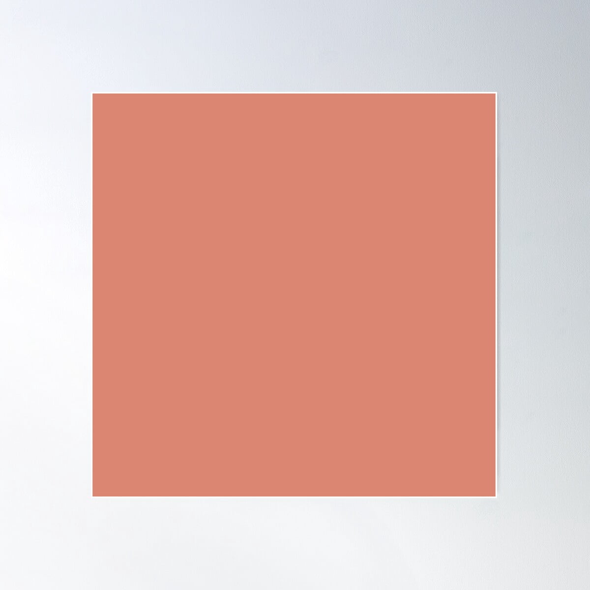 Minimal Art, Coral, Block Art, Colour Prints Poster Wall Art, Modern ...