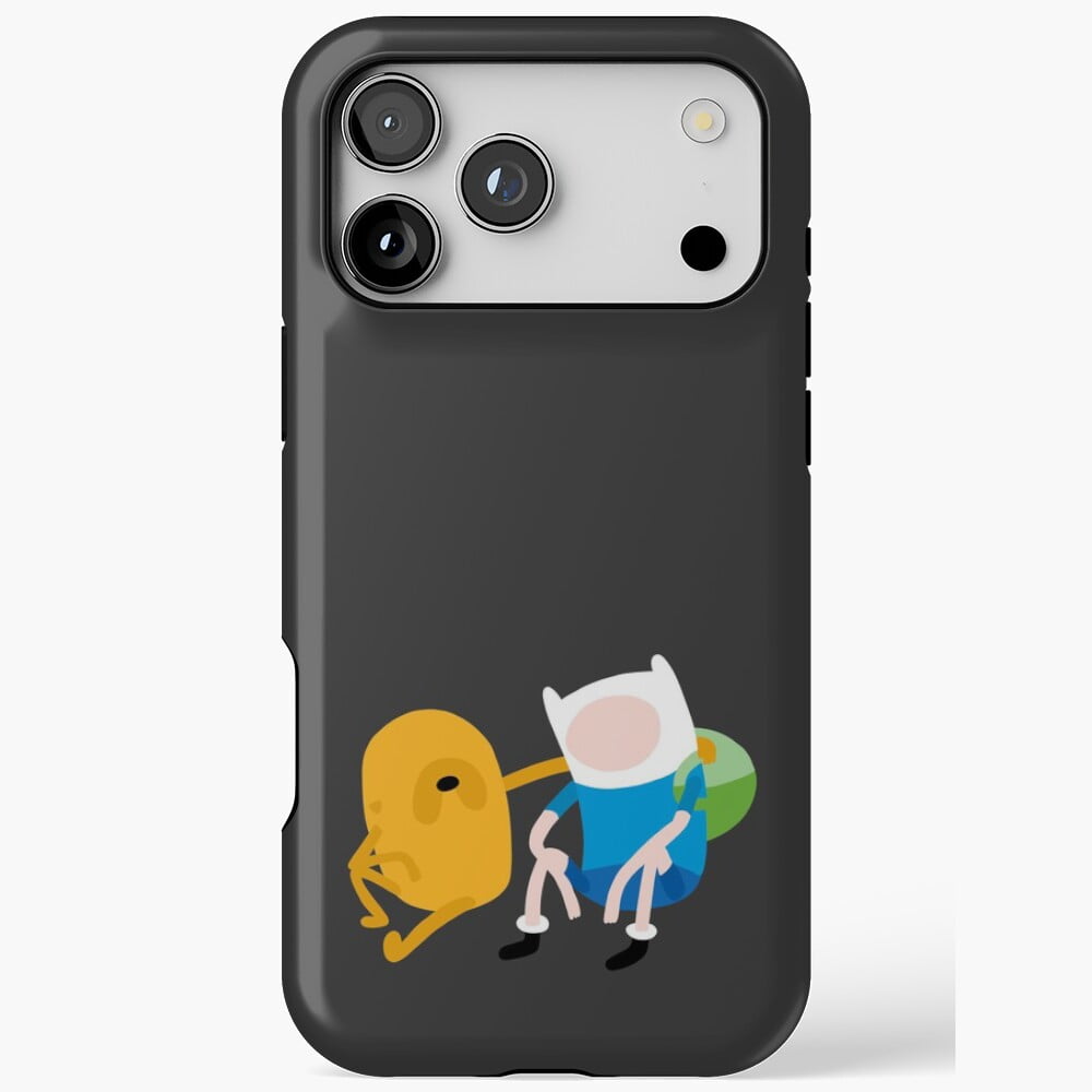 Minimal Finn and Jake adventure theme iPhone Case 17 through 11 Pro Max ...