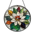 Minimal Floral Scene Suncatcher Window Decor - Walmart.com