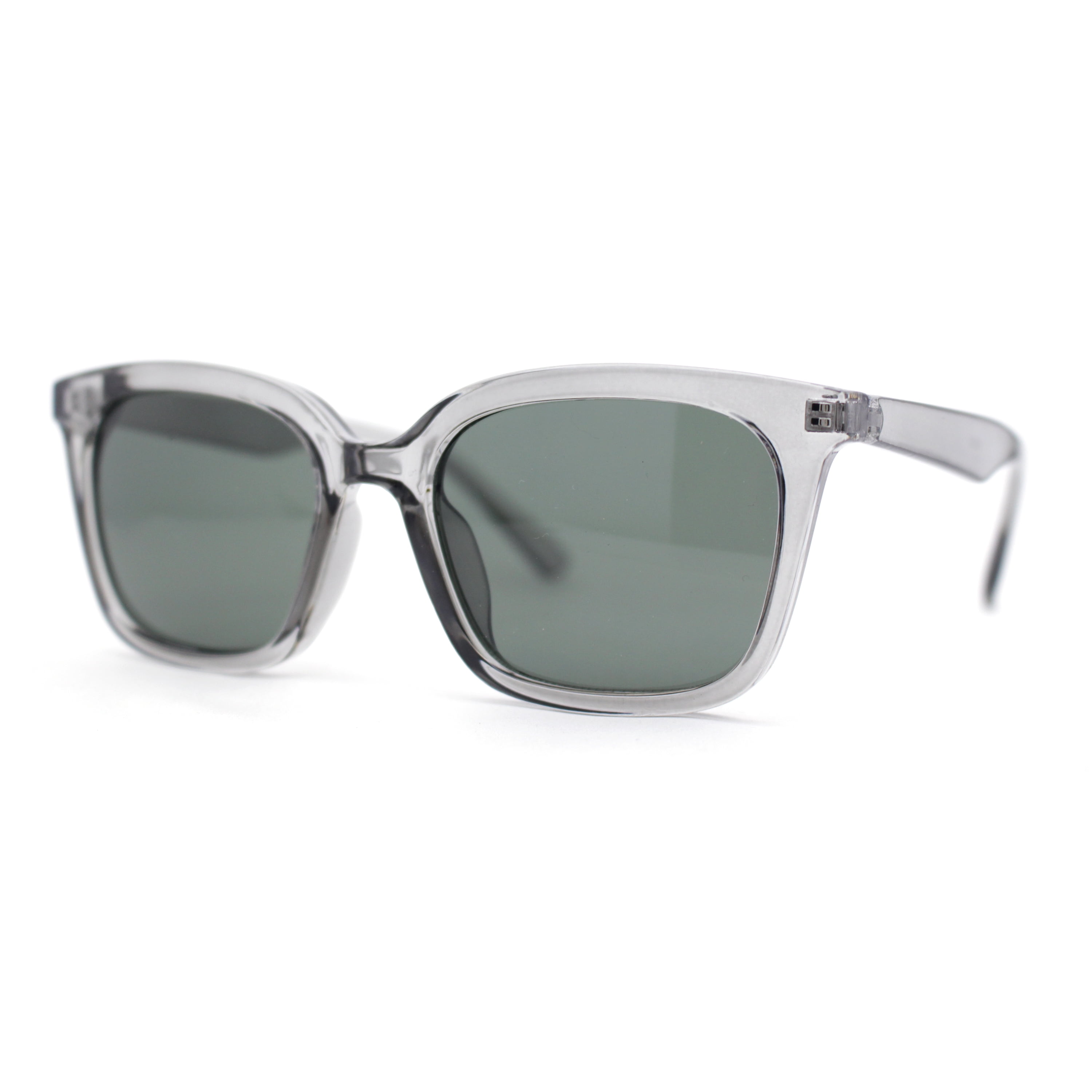 Minimal Gentlemans Hipster Horn Rim Plastic Sunglasses Slate - Green ...