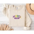 Minimal Mardi Gras Embroidered Sweatshirt, Classic Mardi Gras Shirt ...