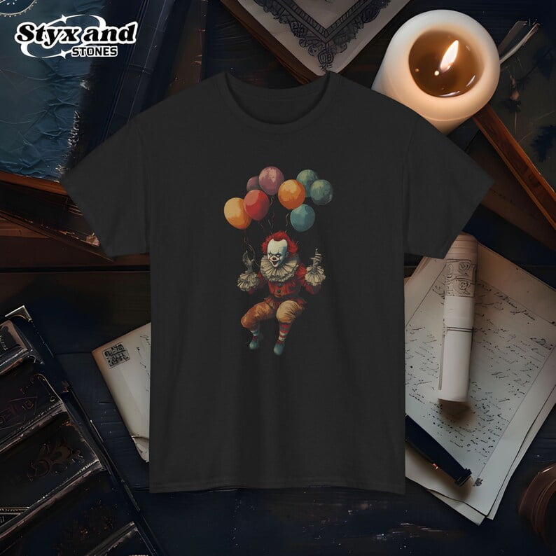 Minimal Mod-WM161 NEW BRAND, cool graphic t-shirts, Clown with Balloons ...