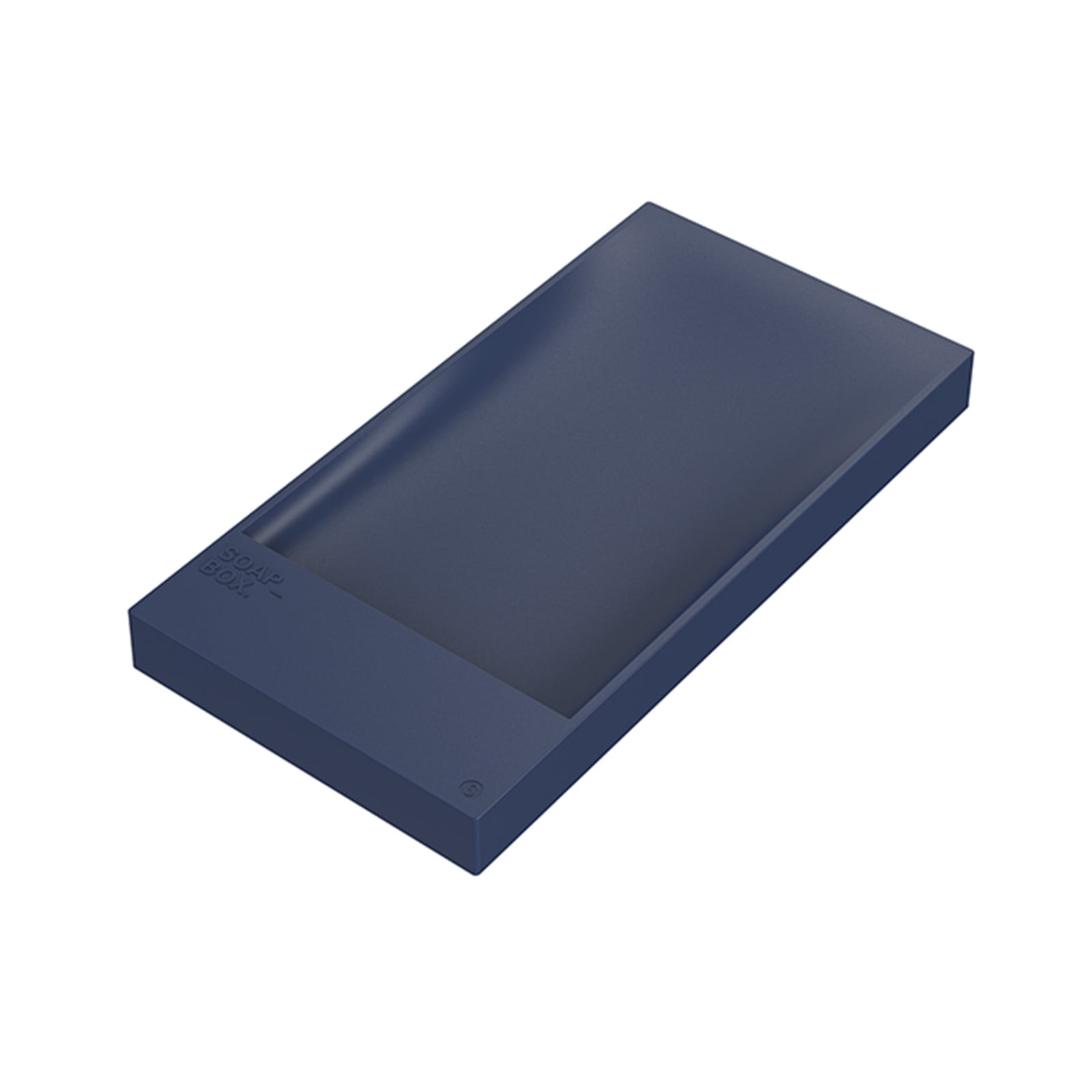 Minimal Soap Box Organizer with Drain Holes, Non-Slip Rubber Soap ...