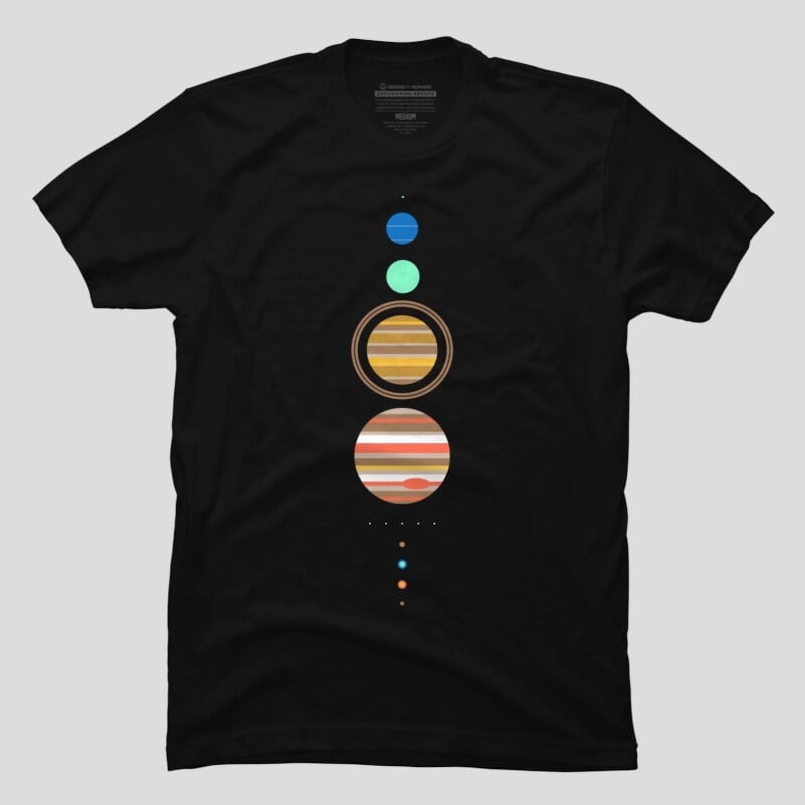 Minimal Solar System Planets Retro Astronomy Space Graphic H10100 T ...