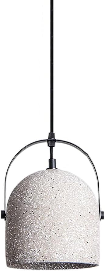 Minimalism Concrete Pendant Lighting, Cement Farmhouse Pendant Light ...