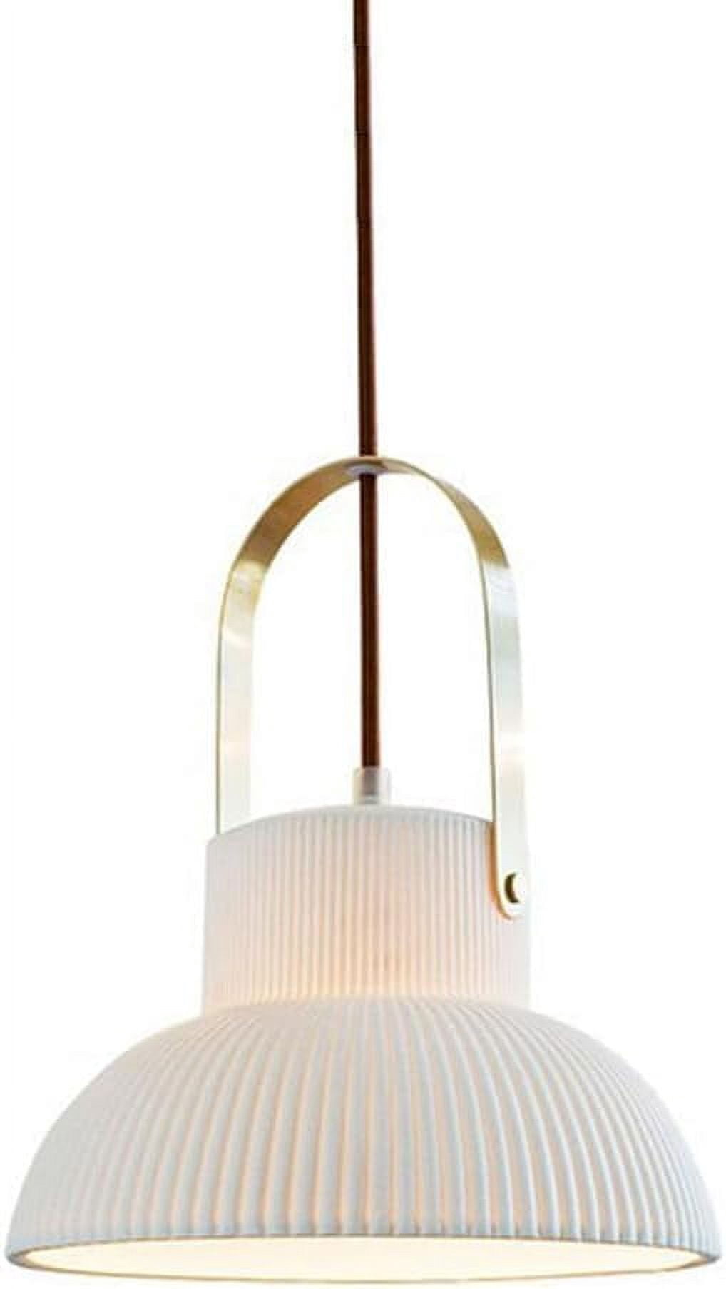 Minimalism White Ceramic Pendant Light Fixture for Kitchen Island ...
