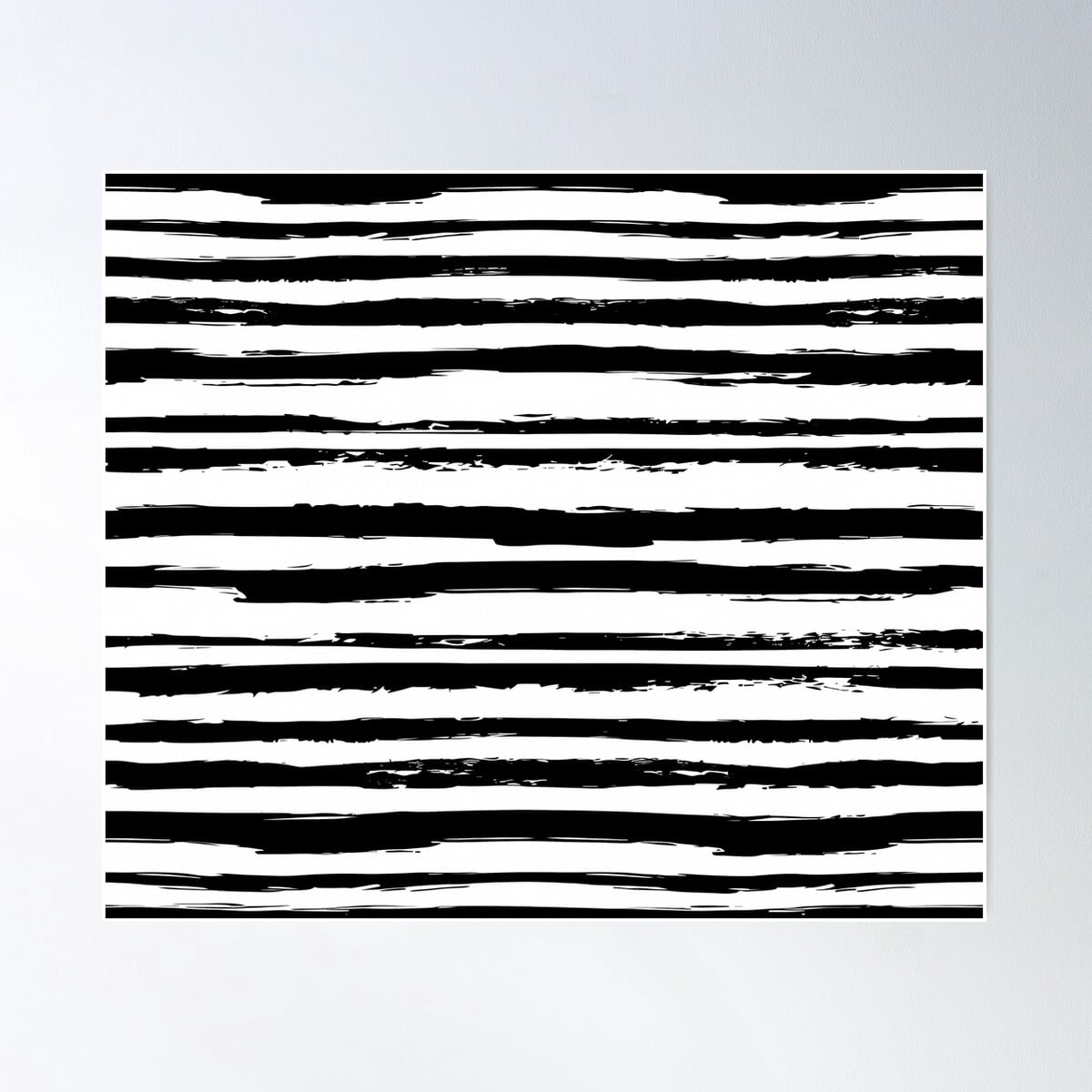 Minimalist Black And White Oreo Striped Aesthetic Design Poster Wall ...