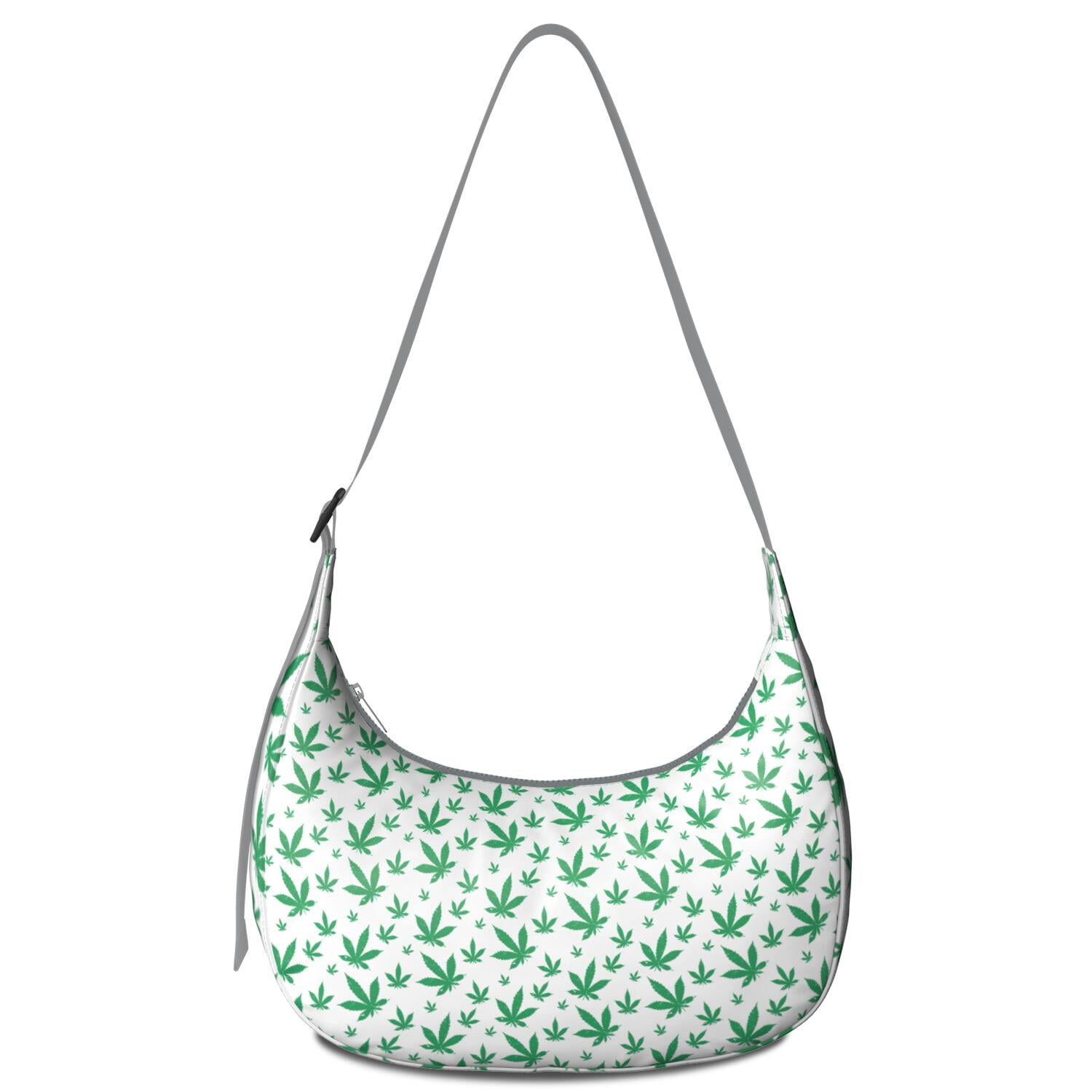 Minimalist Cannabis Crossbody Handbag for Women, Lightweight Water ...