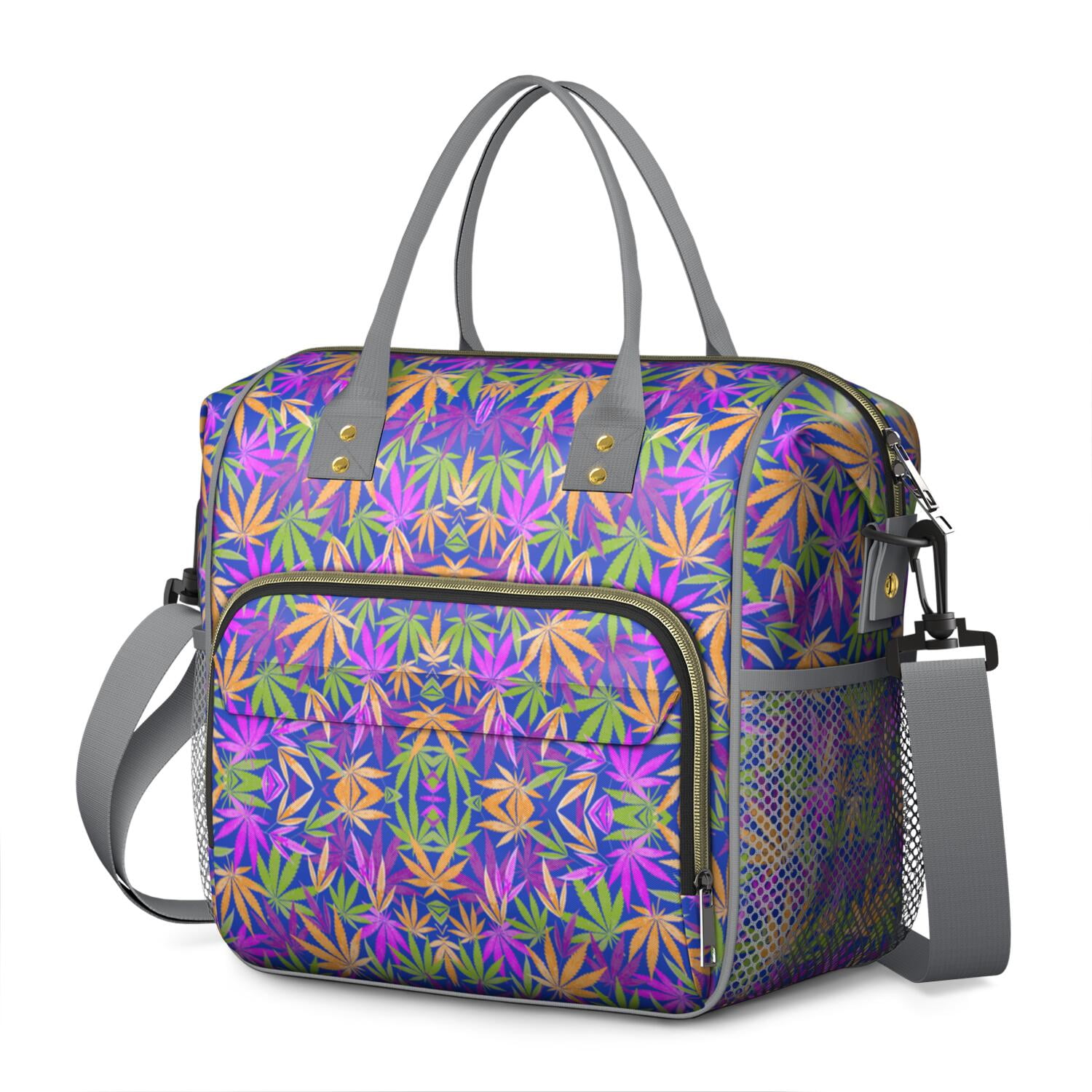 Minimalist Cannabis Insulated Lunch Bag – Dual Insulation Large Lunch ...