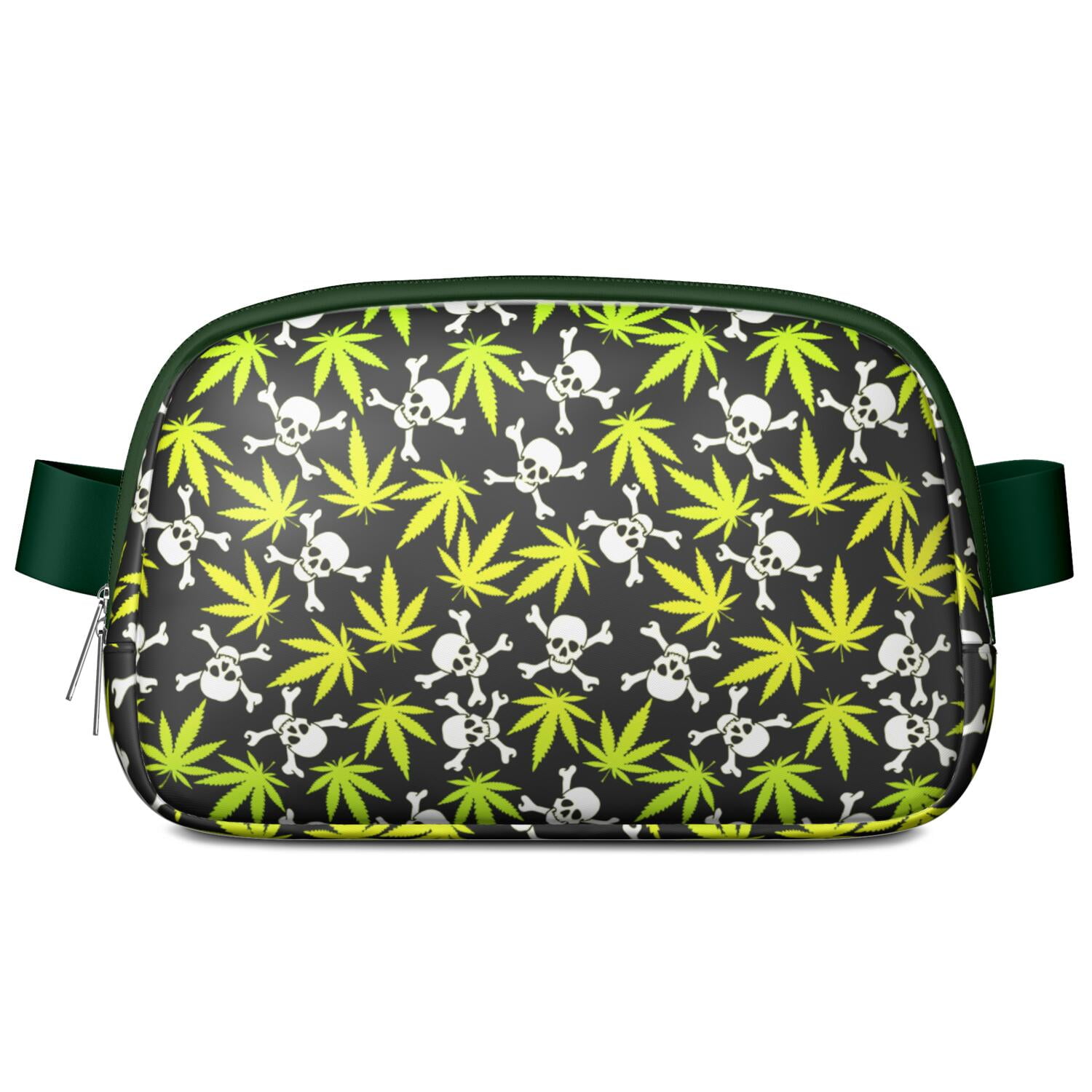 Minimalist Cannabis Leaf Fanny Pack for Women – Lightweight Waterproof ...